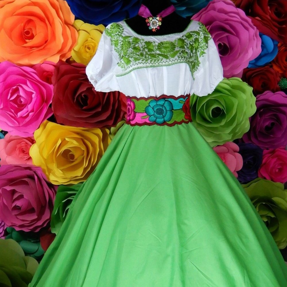 Mexican Fiesta,Skirt And Blouse ,Wedding One Size - Gem